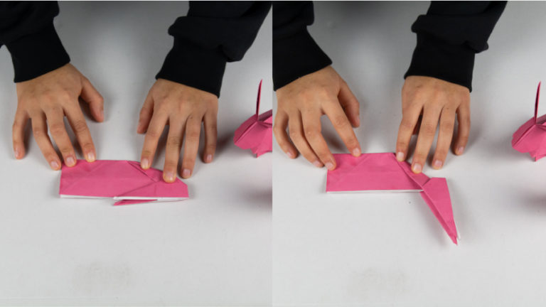 ORIGAMI HASE FALTEN | Einfache Anleitung in 15 Schritten