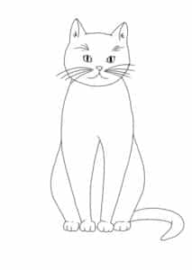 KATZE ZEICHNEN | In 8 Schritten eine Katze malen lernen