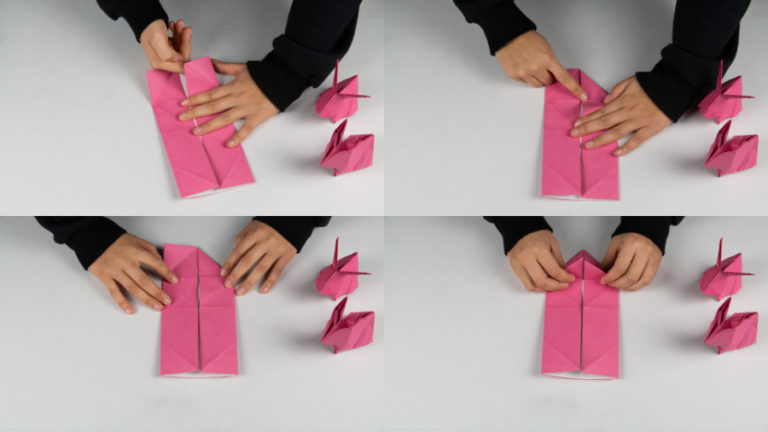 ORIGAMI HASE FALTEN | Einfache Anleitung in 15 Schritten