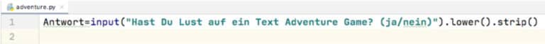 PYTHON TEXT ADVENTURE | Tutorial in 4 Schritten