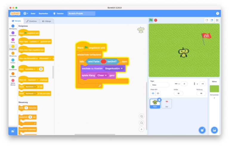 SCRATCH PROGRAMMIEREN lernen | In 11 Schritten zum Profi