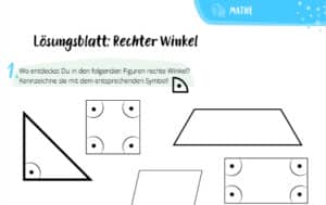 WAS IST EIN RECHTER WINKEL? | Erklärung, Beispiele & Arbeitsblatt